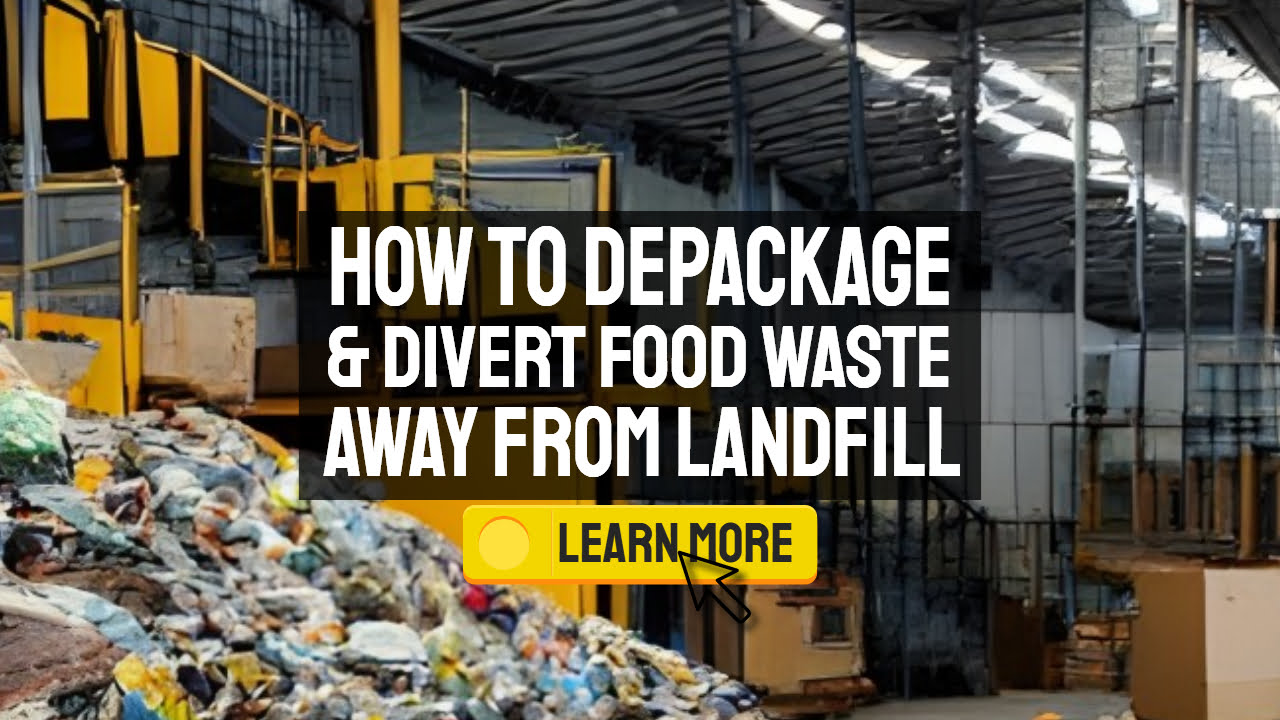 How to Depackage and Divert Food Waste Away From Landfill